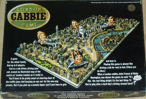 London Cabbie Board Game - Do You Remember?